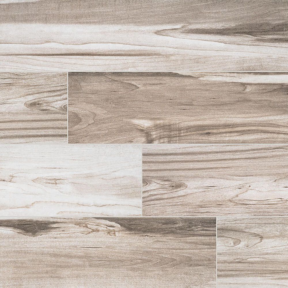 MS International Carolina Timber II White 6" x 36" Porcelain Tile | NFM