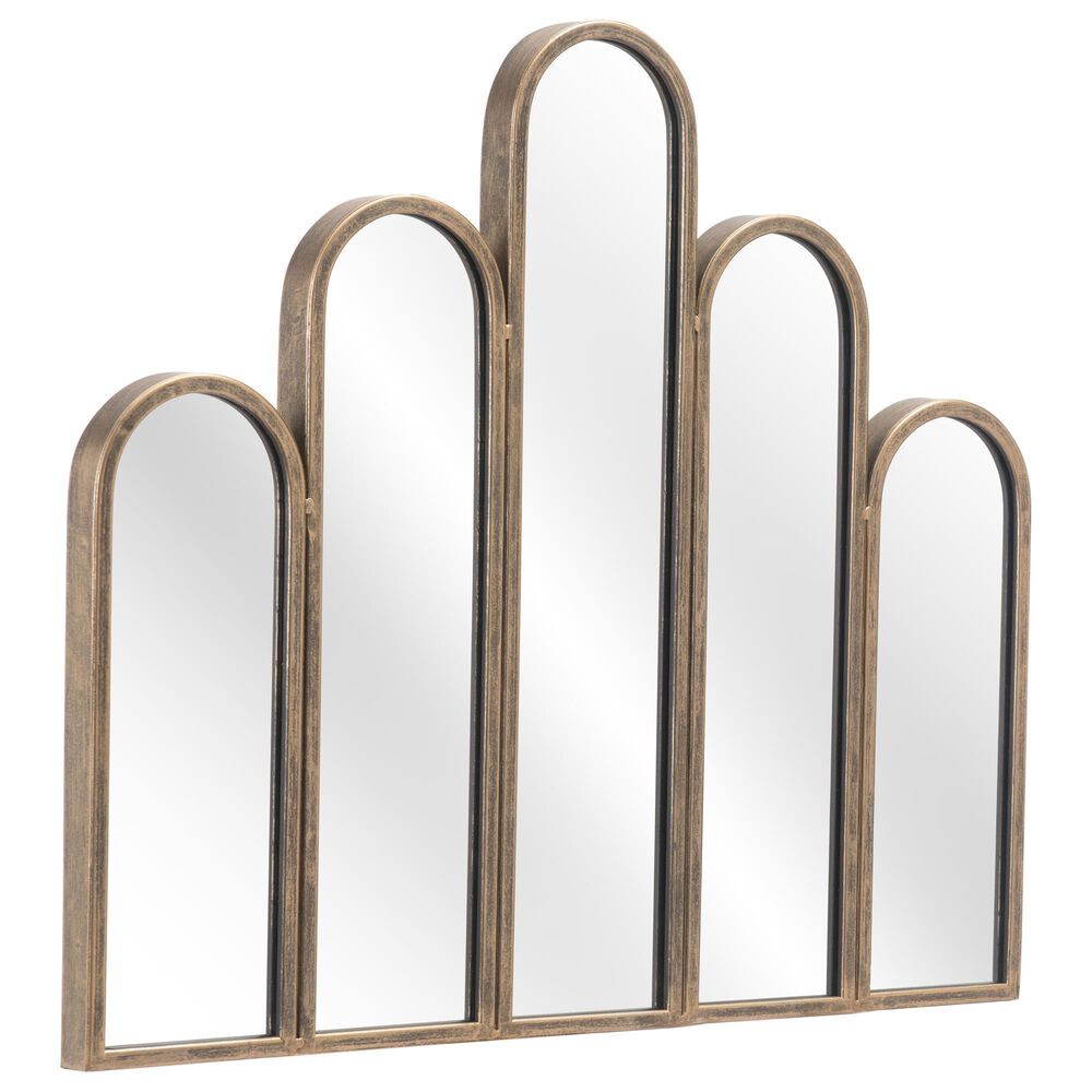 Zuo Modern Fountain Mirror in Antique Gold | NFM