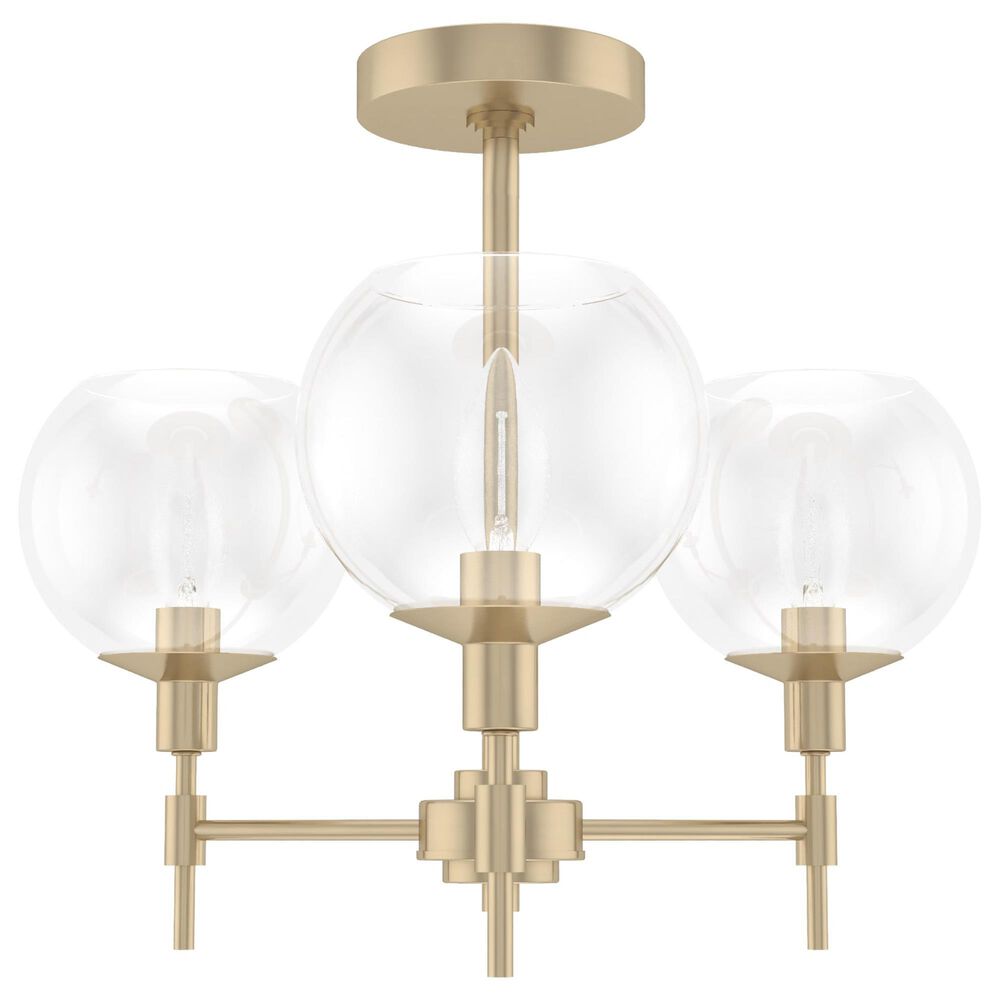 Hunter Xidane 3-Light Chandelier in Alturas Gold | NFM