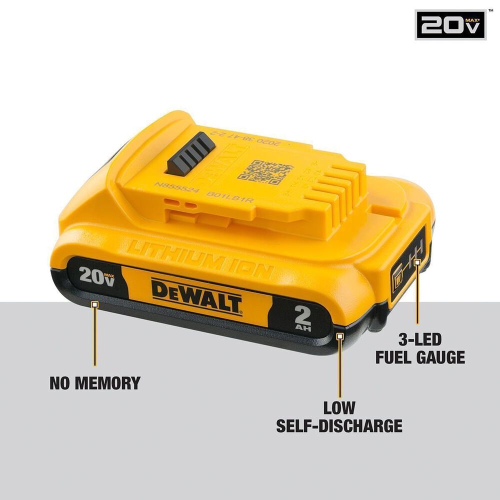 DeWALT 20v Max 2.0ah Li-Ion Battery | Shop NFM