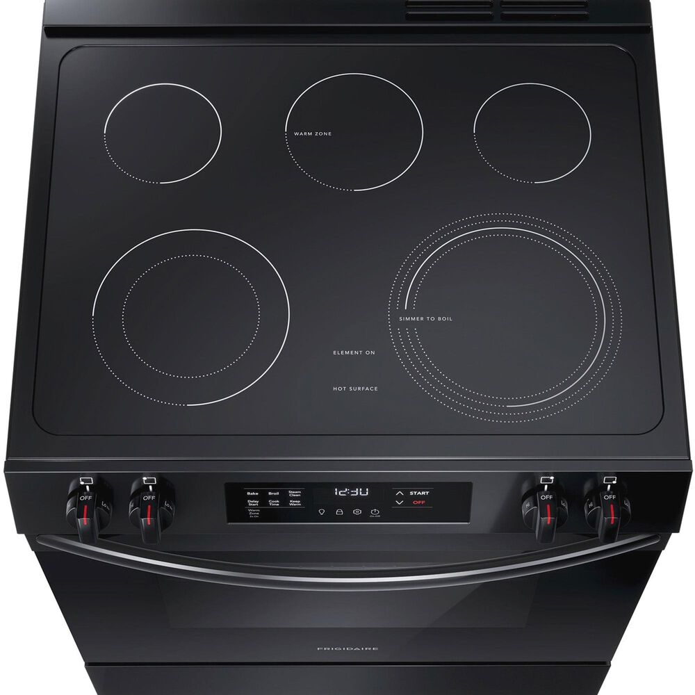 Frigidaire 30" Front Control Electric Range In Black | NFM