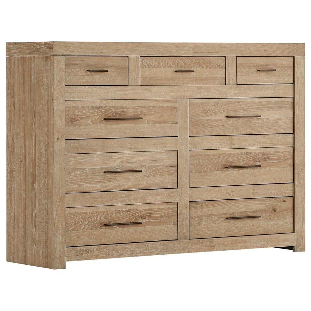 Riva Ridge Modern Loft 9-Drawer Chesser in Khaki | NFM