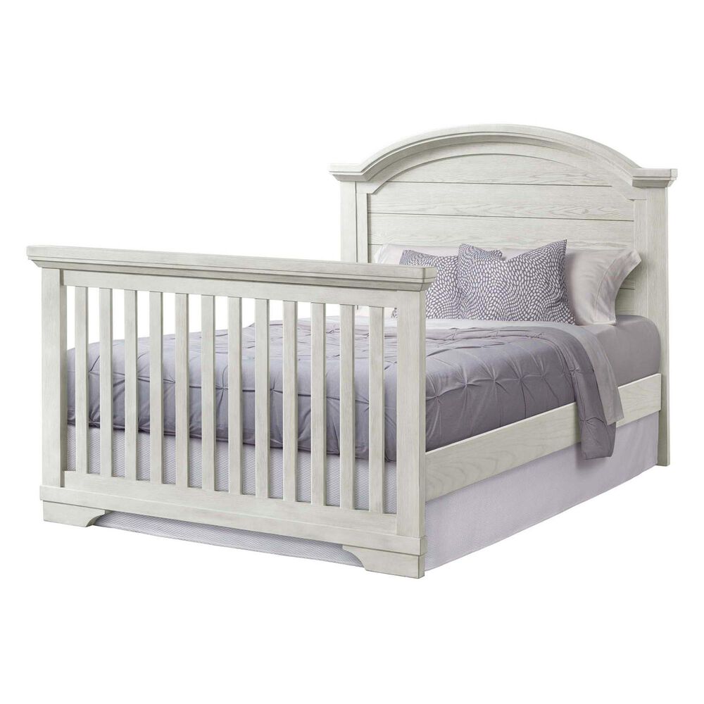 Eastern Shore Foundry Curved Top Convertible Crib in White Dove ...