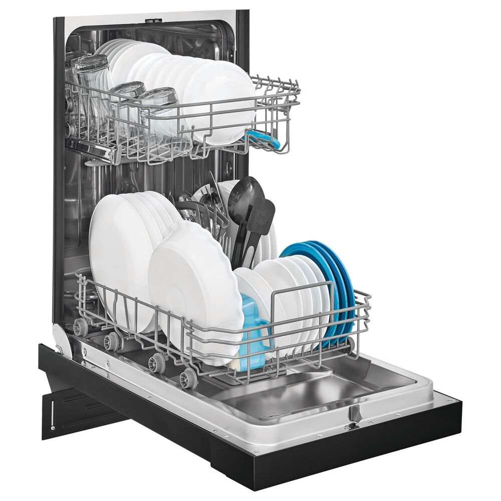 Frigidaire 18" Built-In Dishwasher in Black | Nebraska Furniture Mart