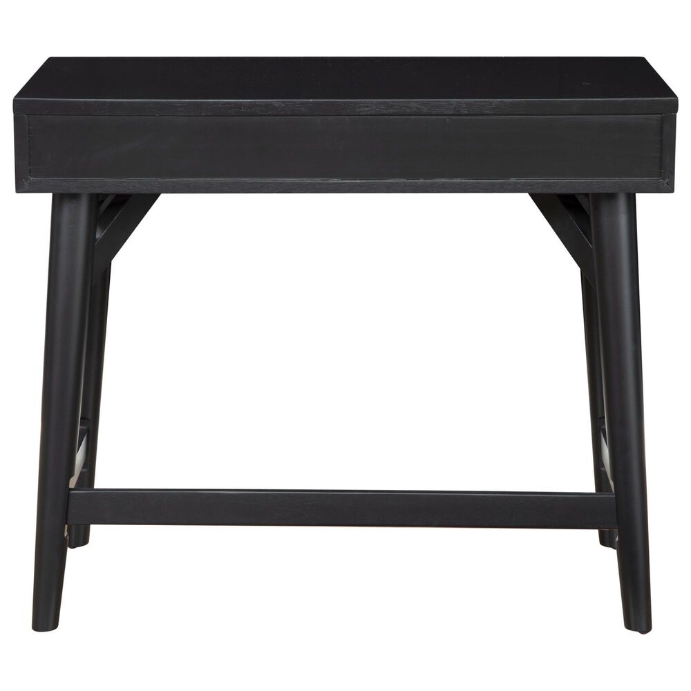 Alpine Furniture Flynn Mini Writing Desk in Black | Nebraska Furniture Mart
