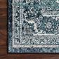 Loloi Joaquin JOA-01 9'6" x 13' Ocean and Ivory Area Rug | NFM