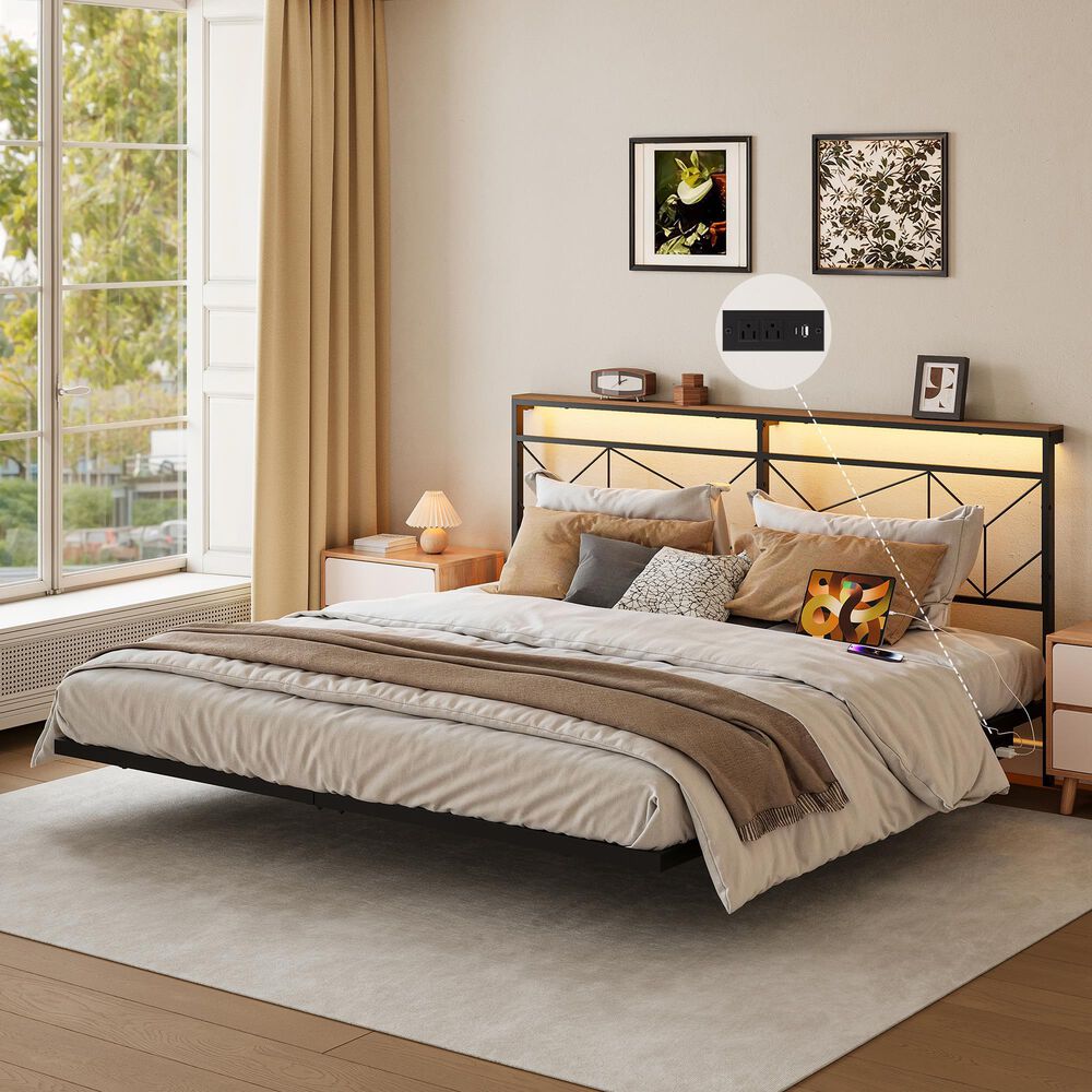 floating mattress frame