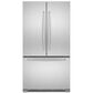 KitchenAid 22 Cubic Feet Counter Depth French Door Refrigerator with ...