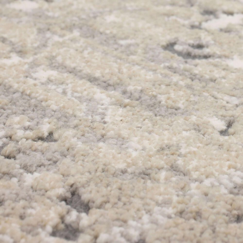 Karastan Zephyr Acropolis 92117-70044 9'6" x 12'11" Alabaster Area Rug ...