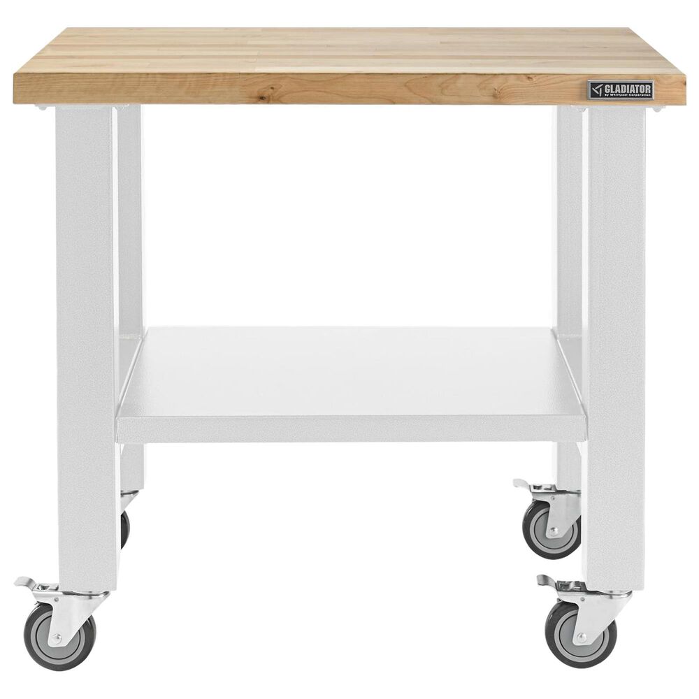 Gladiator 36" Mobile Workstation in White | NFM