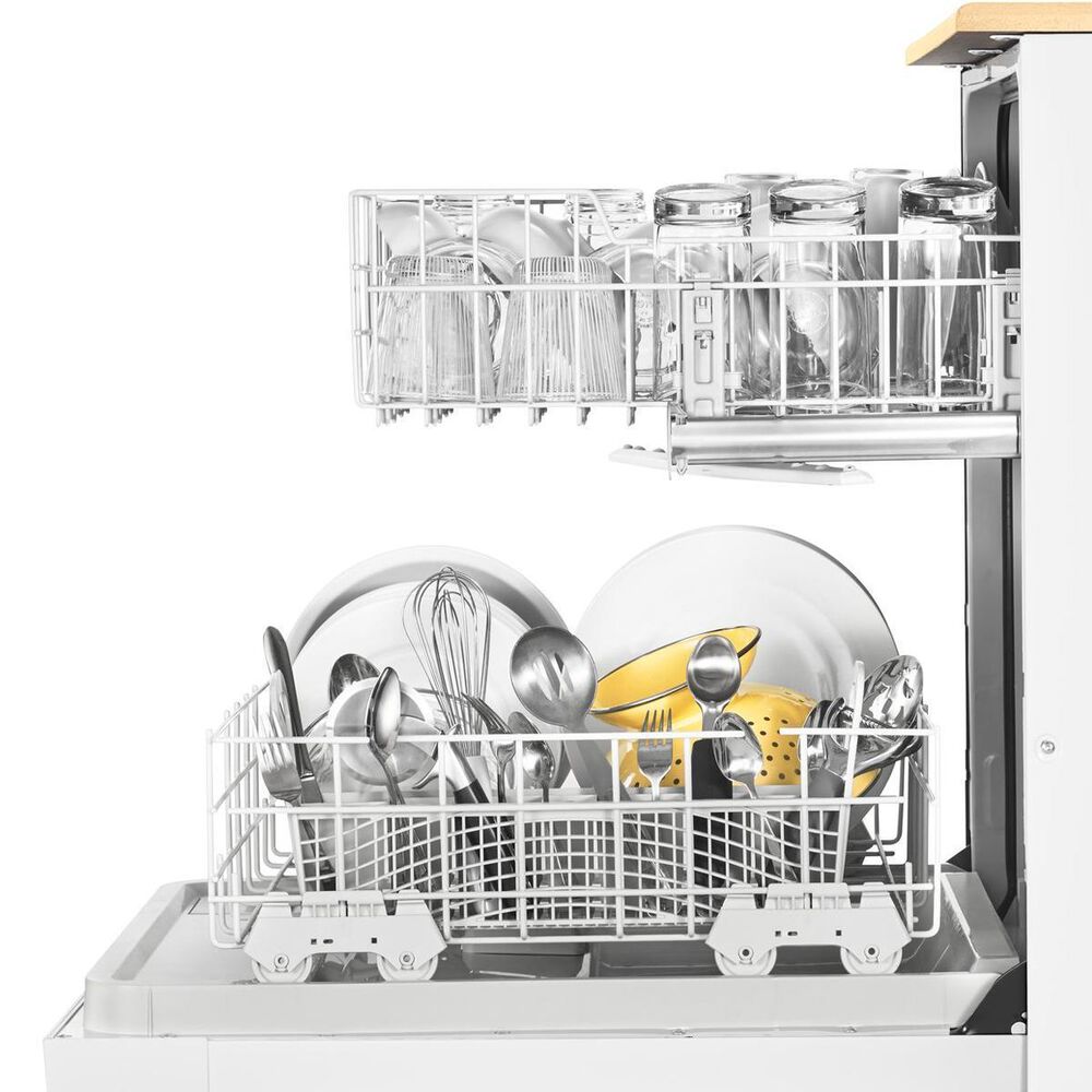 Whirlpool Portable Heavy-Duty Dishwasher with1-hour Wash Cycle in White ...