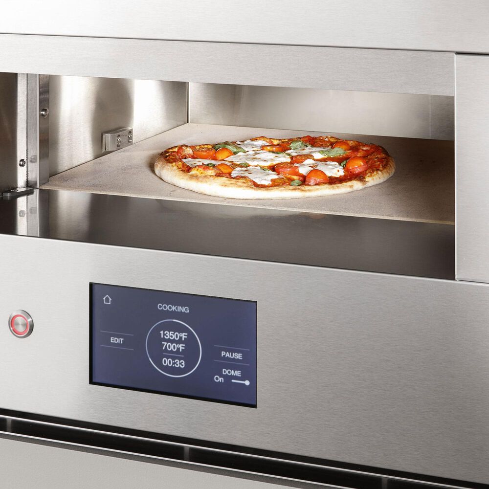 Monogram 30" Smart Flush Hearth Electric Single Wall Oven in Stainless ...