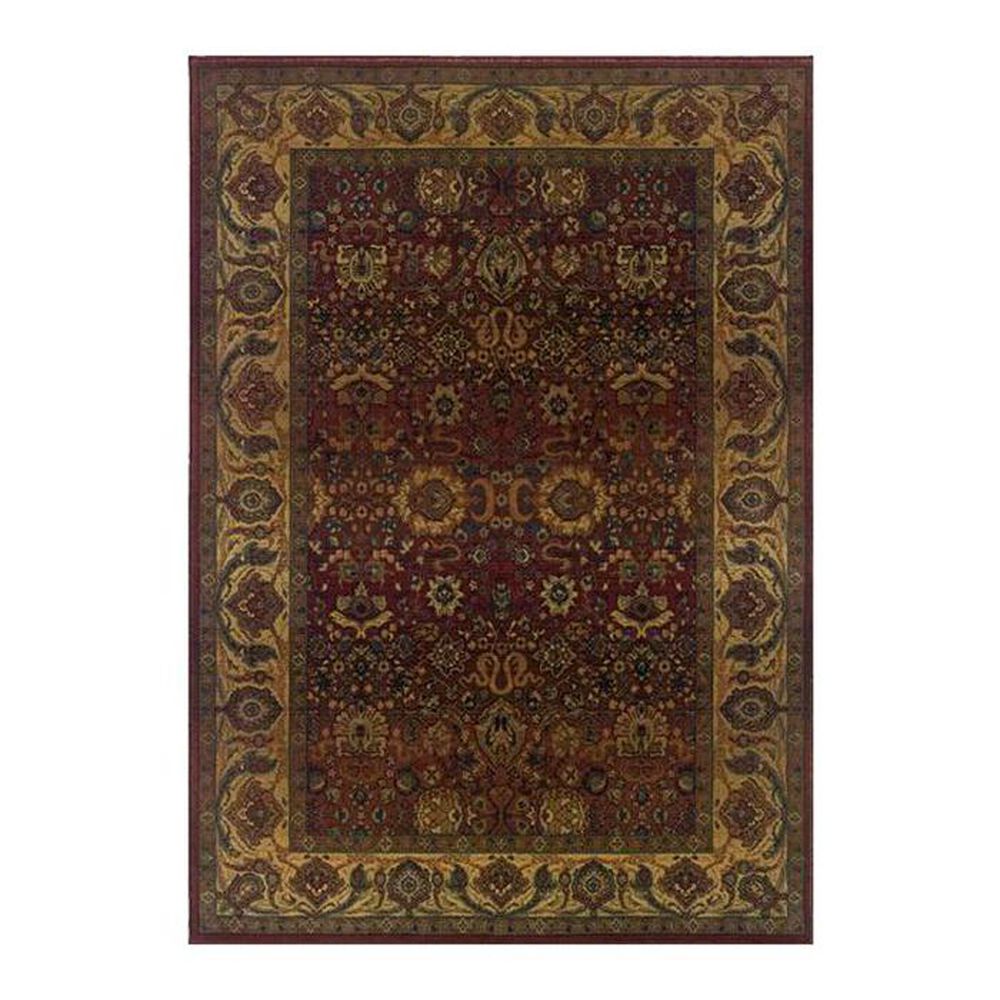 Oriental Weavers Kharma 332C 2' x 3' Rust and Tan Scatter Rug | Shop NFM