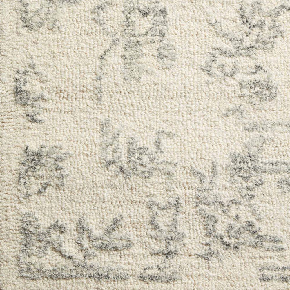 Magnolia Home Annie ANN-01 8'6" x 12' White and Grey Area Rug | NFM