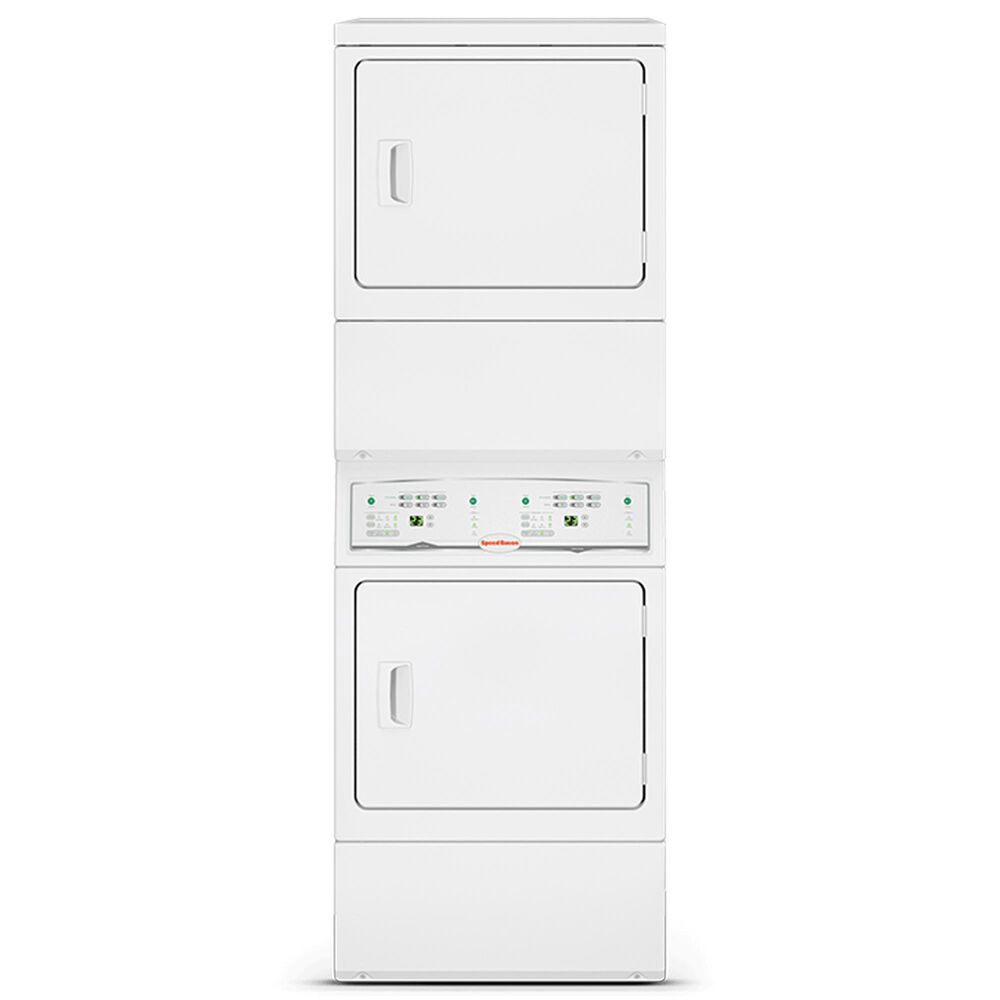 Speed Queen 7 Cu. Ft. Electric Stack Dryers in White | NFM