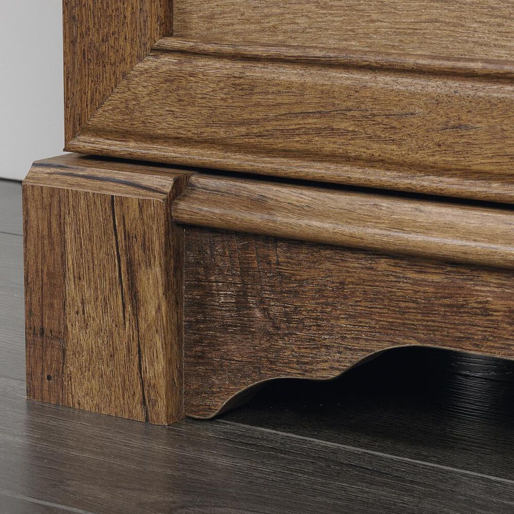 Sauder Palladia 6 Drawer Dresser in Vintage Oak | NFM