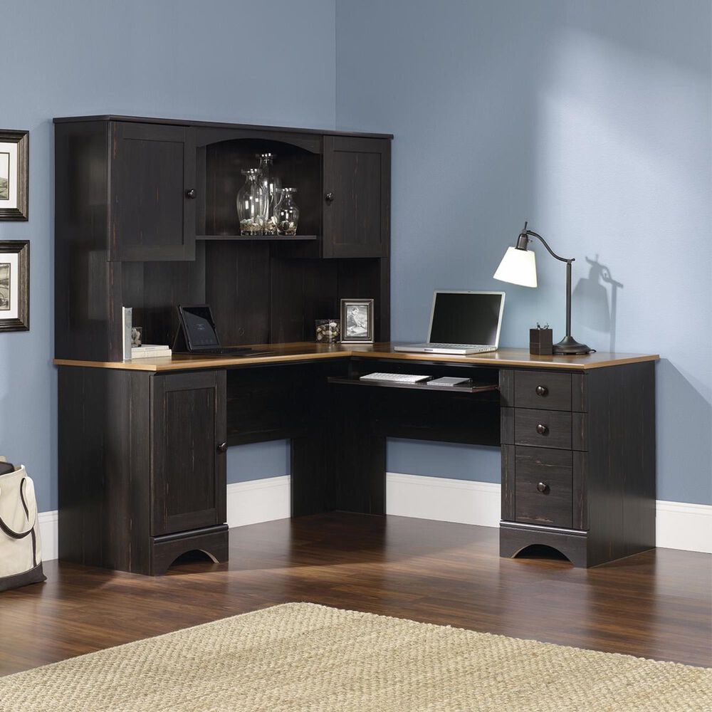 Nineteen37 Traditional Corner Computer Desk | Nebraska Furniture Mart