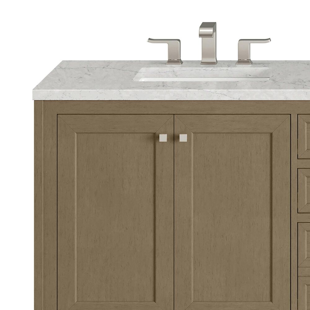 James Martin Vanities Chicago 72" Double Bathroom Vanity in Walnut ...