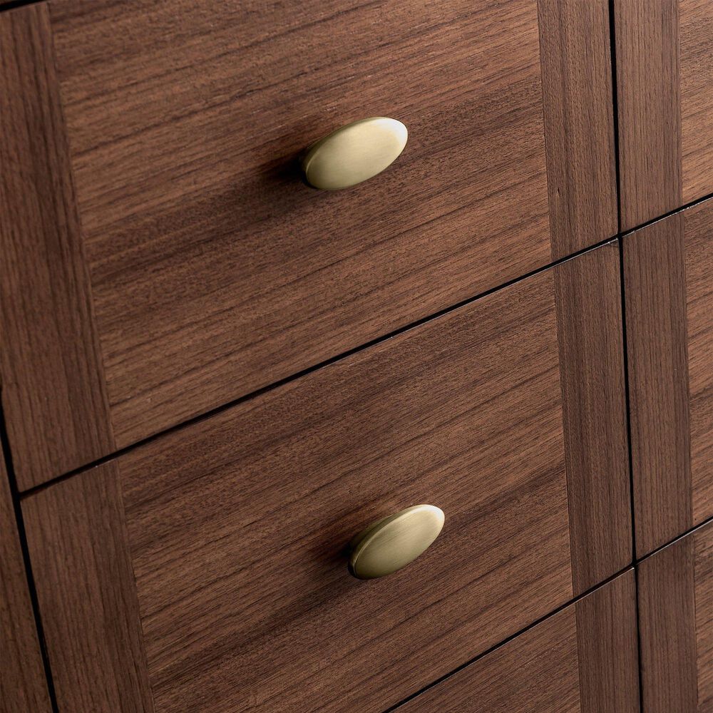 James Martin Amberly 48" Single Bathroom Vanity in Walnut with 3 cm ...