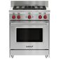 Wolf 30" Gas Range (Liquid Propane) | Nebraska Furniture Mart