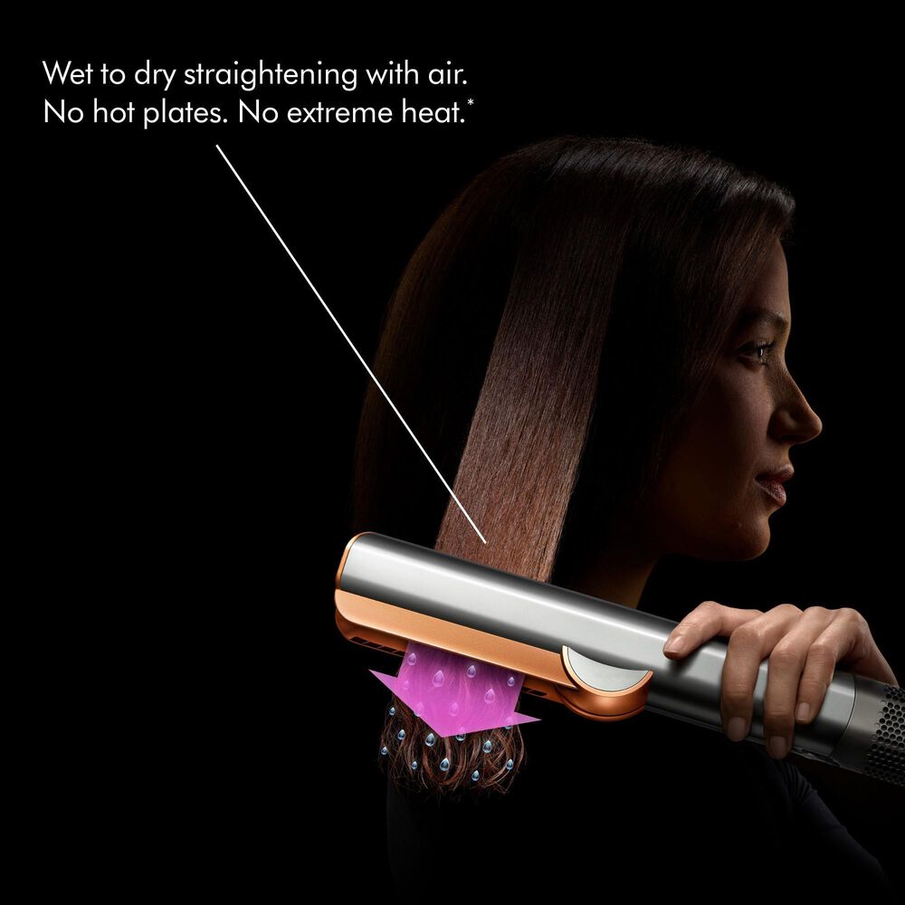 Dyson Airstrait Straightener In Nickel and Copper | NFM