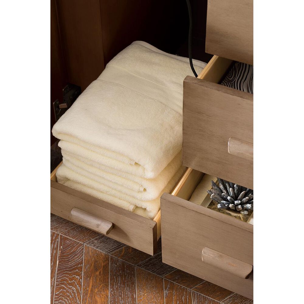 James Martin Portland 48" Single Vanity in White Washed Walnut with 3 ...