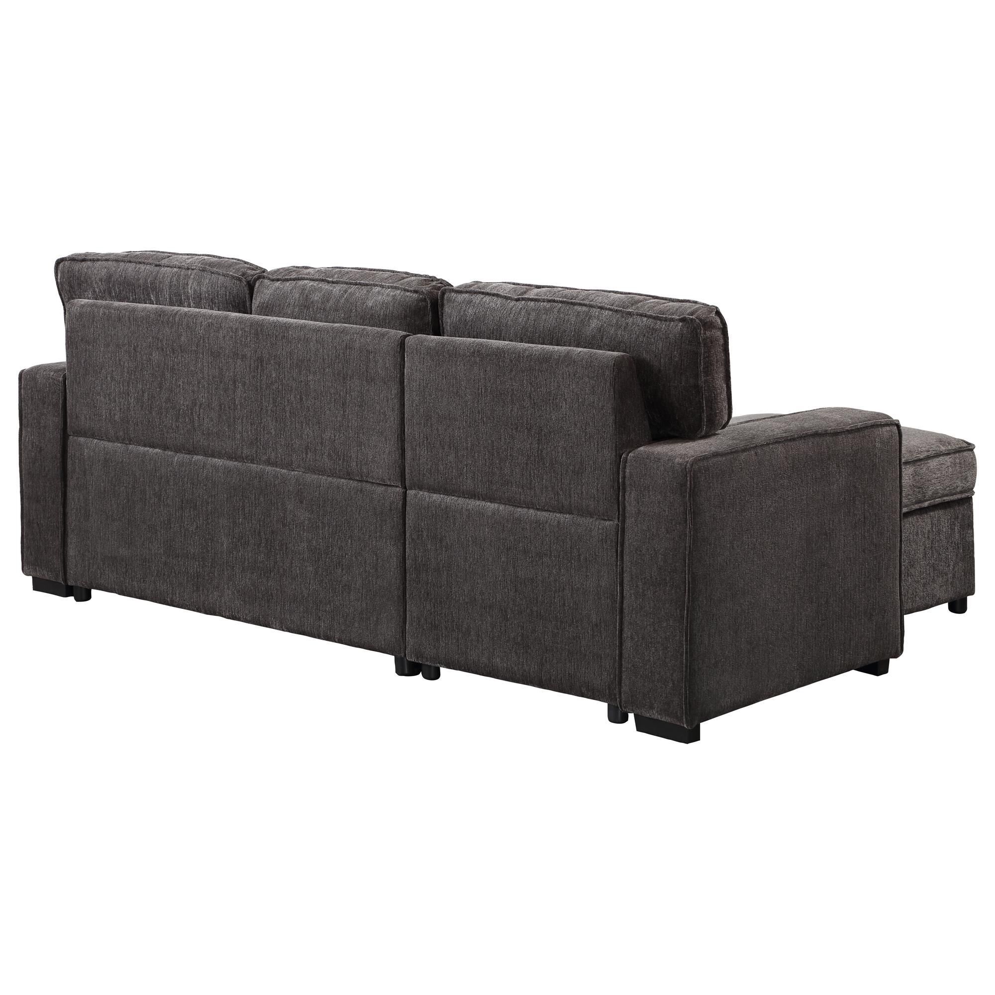 Global Furniture USA Pull Out Sofa W Reversible Chaise