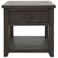 Waltham Madison County End Table in Barnwood | NFM