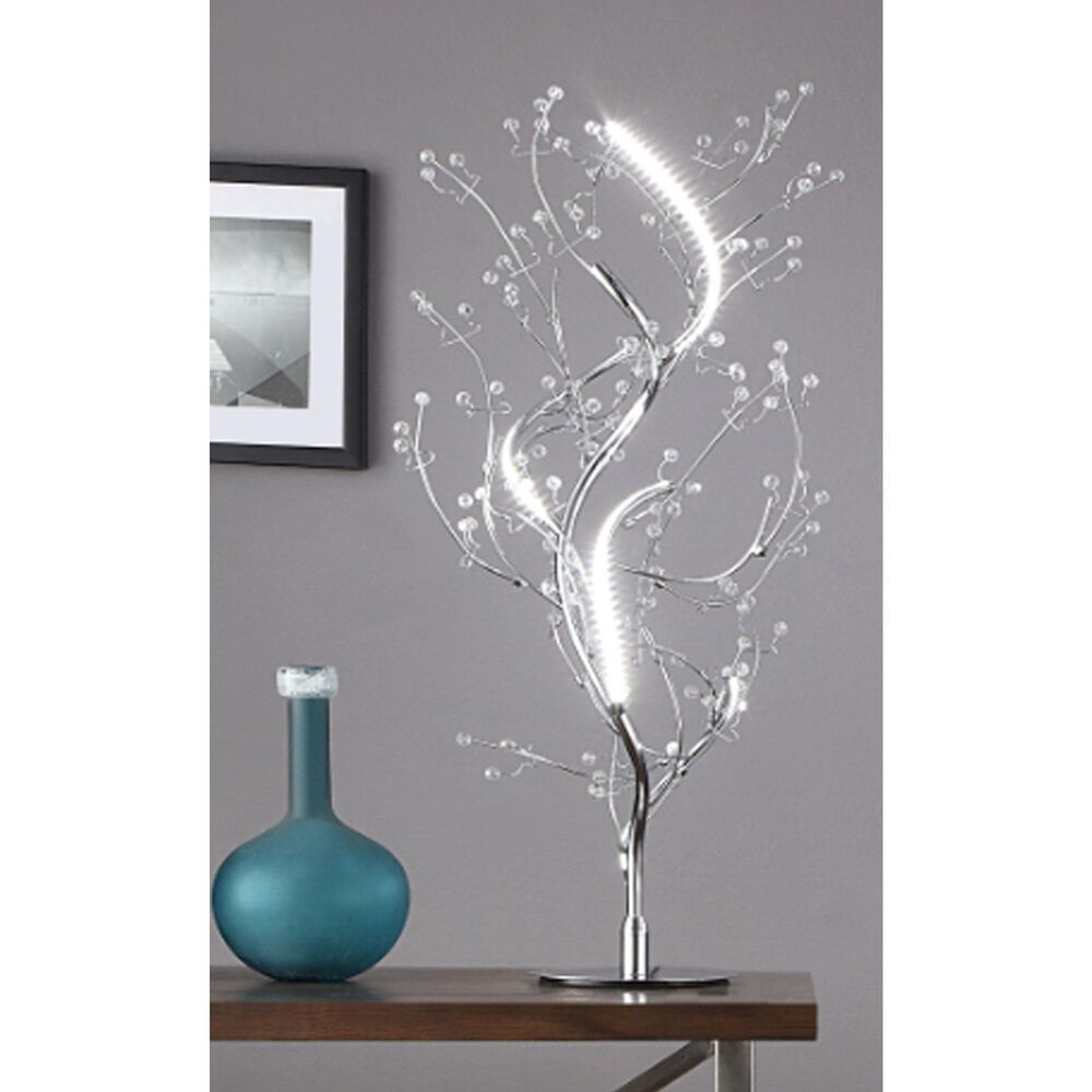 Anthony California 35" Berries LED Table Lamp in Chrome | Shop NFM