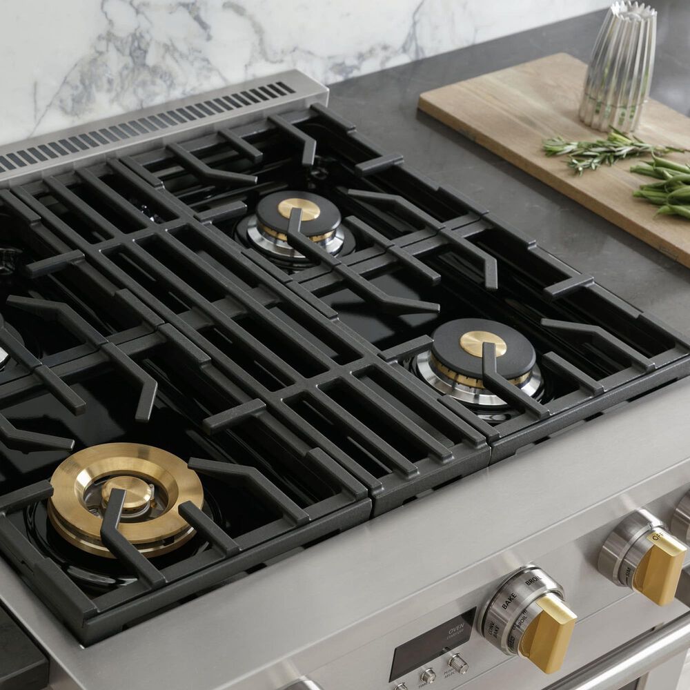 Monogram 30" All Gas Professional Range with 4 Burners in Stainless ...