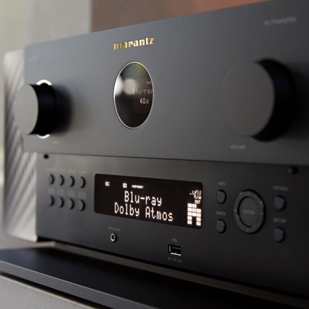 Marantz 15.4-Channel Home Theater Pre-Amplifier/Processor in Black ...