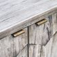 Uttermost Catori Console Cabinet In Distressed Light Grey | NFM