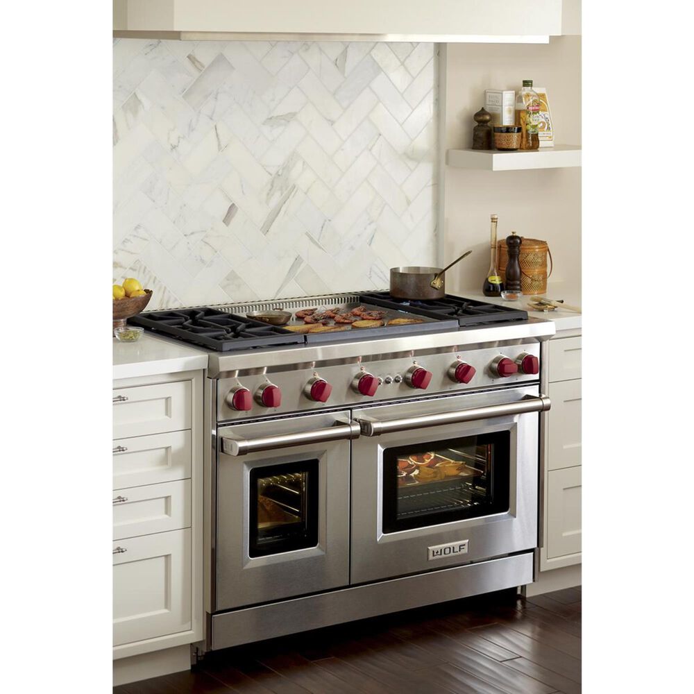 Wolf 48" Professional Gas Range | Nebraska Furniture Mart