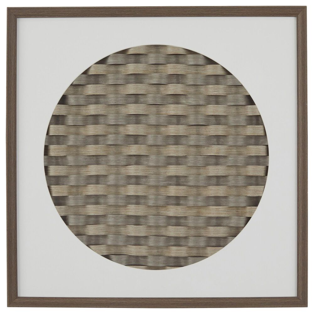 Maple and Jade 3D Weaved Shadowbox in Dark Brown | NFM