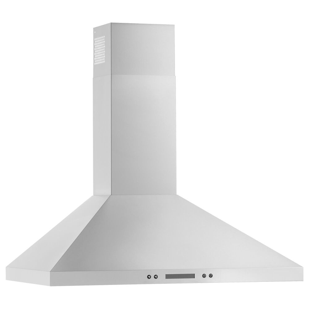 Whirlpool 30" Chimney Wall Mount Range Hood in Fingerprint Stainless ...