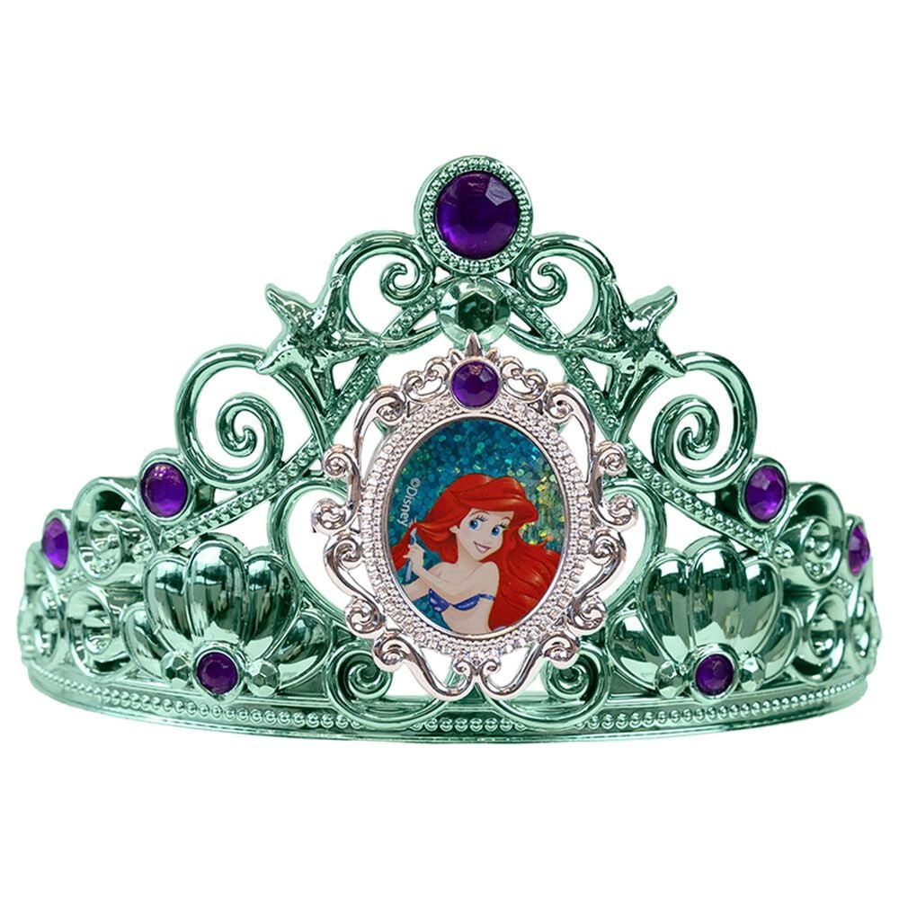 Disney Princess Ariel Children's Tiara in Green and Purple