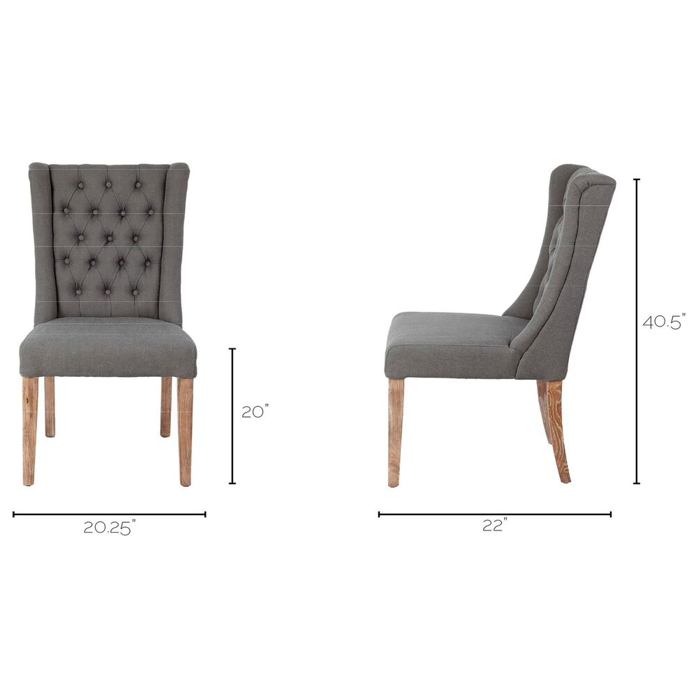 Mercana Mackenzie Parsons Chair in Black | Nebraska Furniture Mart