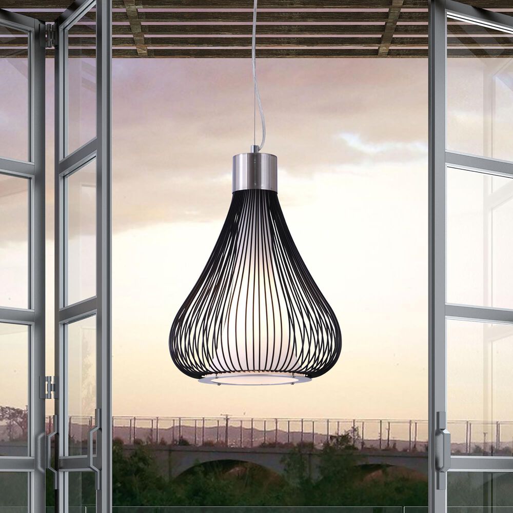 Zuo Modern Interstellar Ceiling Lamp in Black | NFM