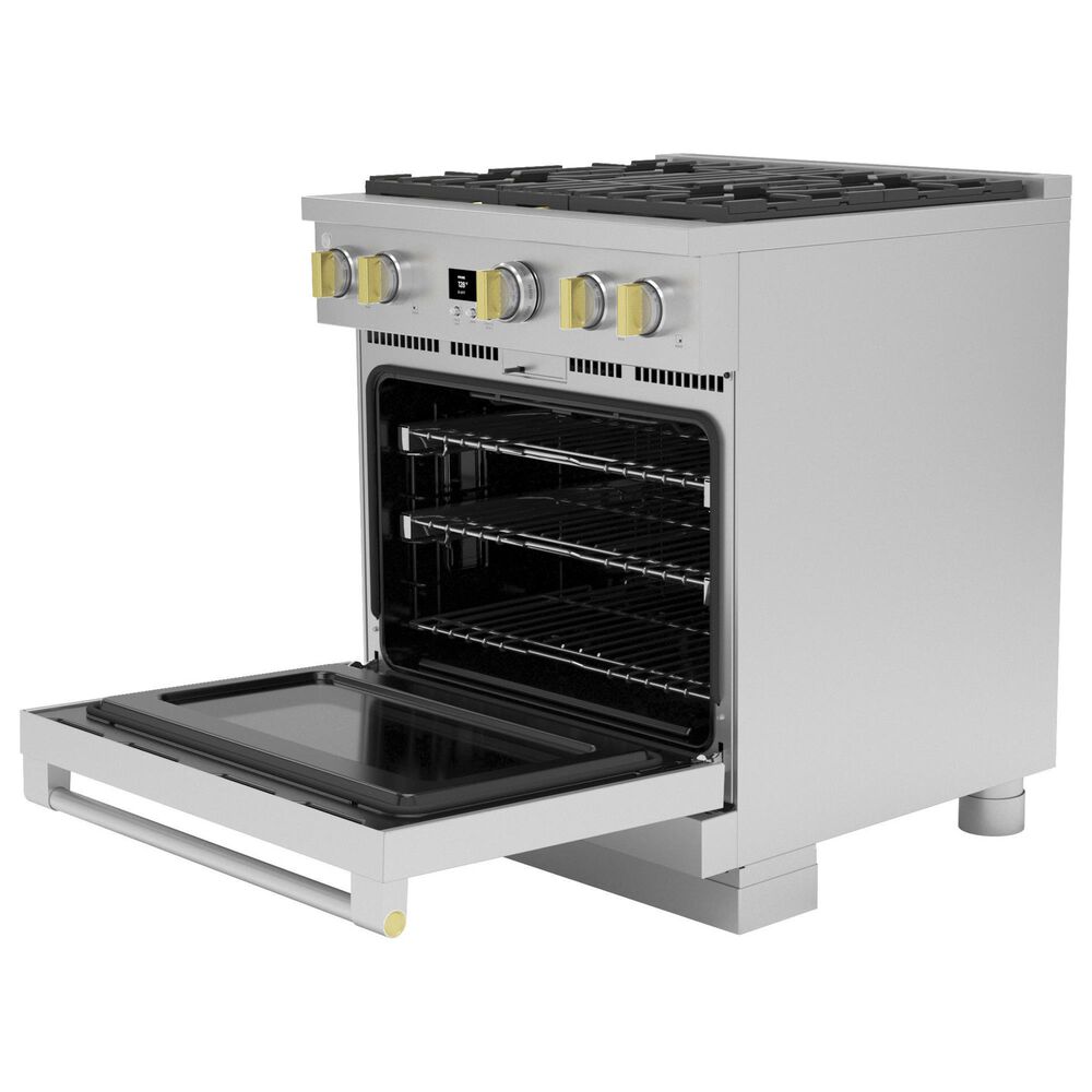 Monogram 30" All Gas Professional Range with 4 Burners in Stainless ...