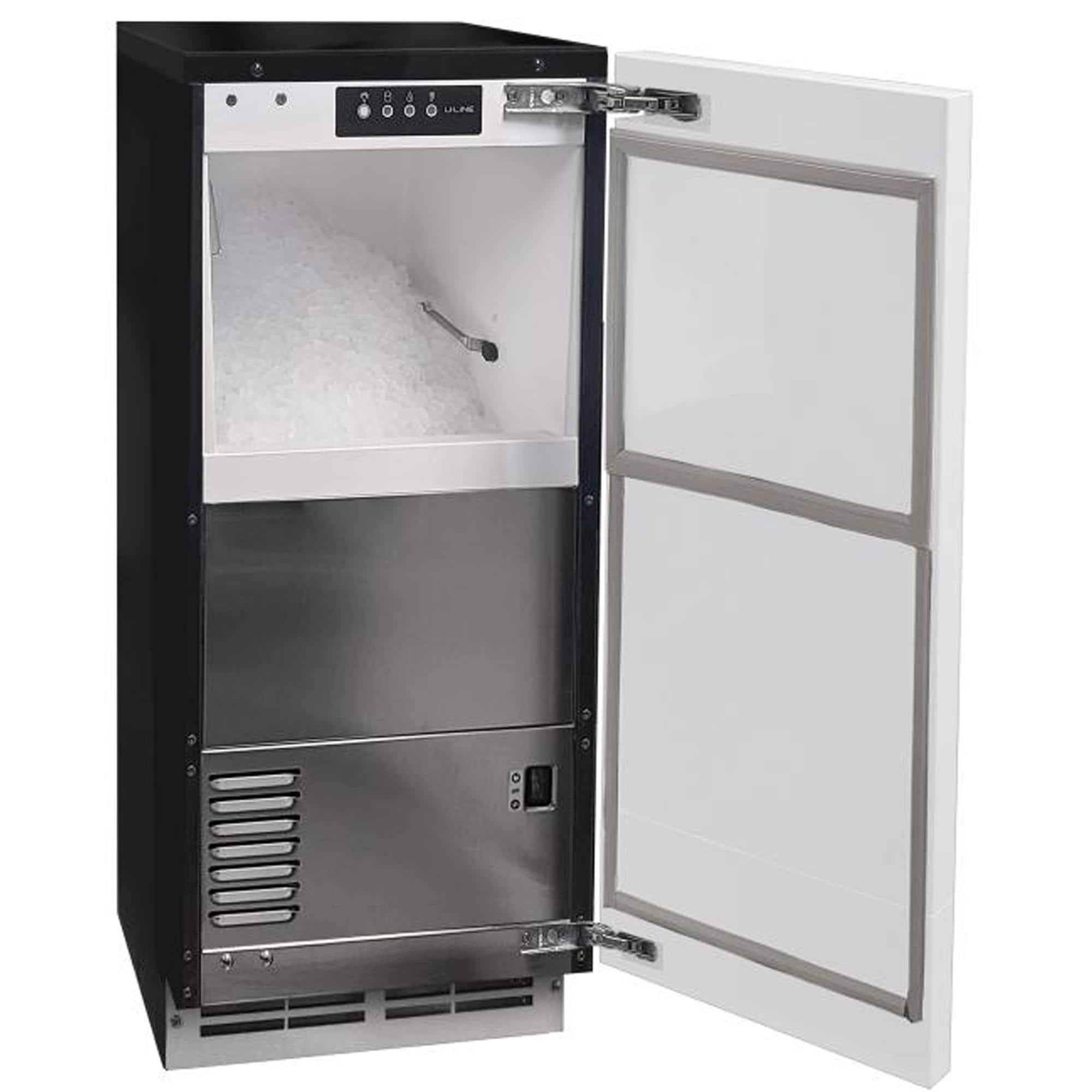 U-Line 15" Automatic Defrost Nugget Ice Maker in Panel Ready