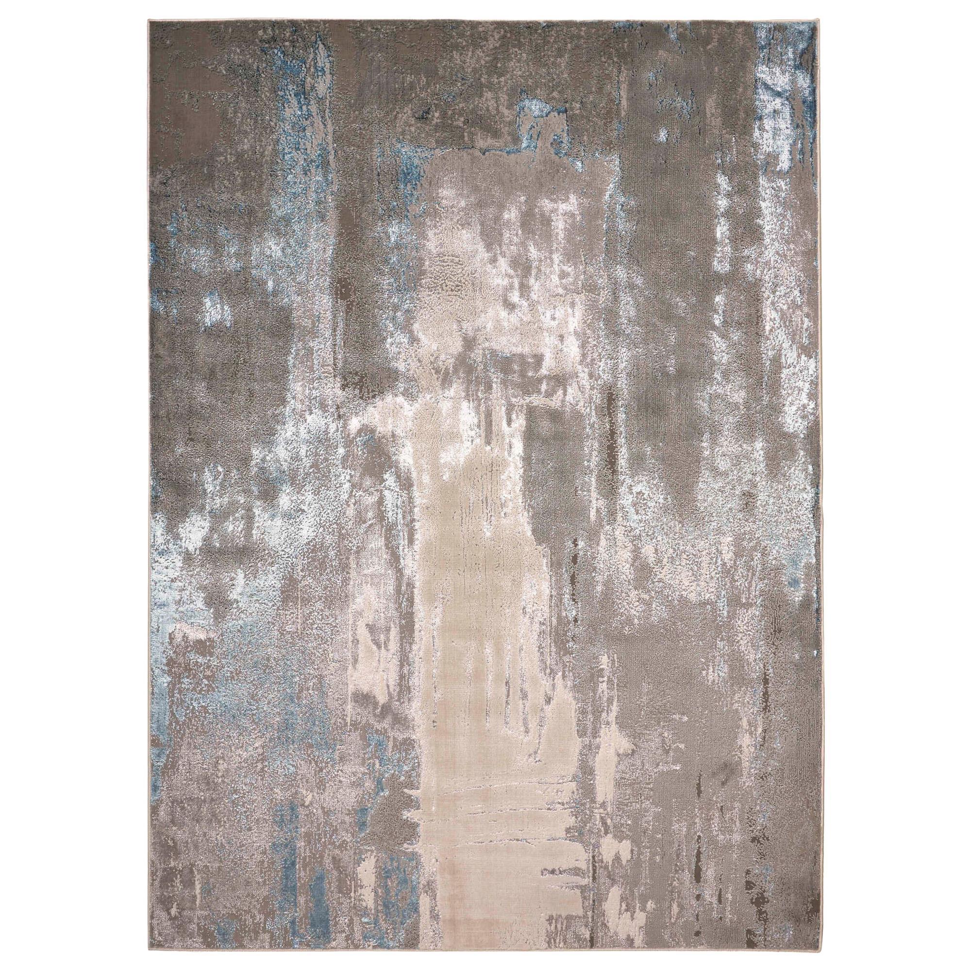 Feizy Rugs Azure 8' x 10' Beige and Blue Area Rug | NFM