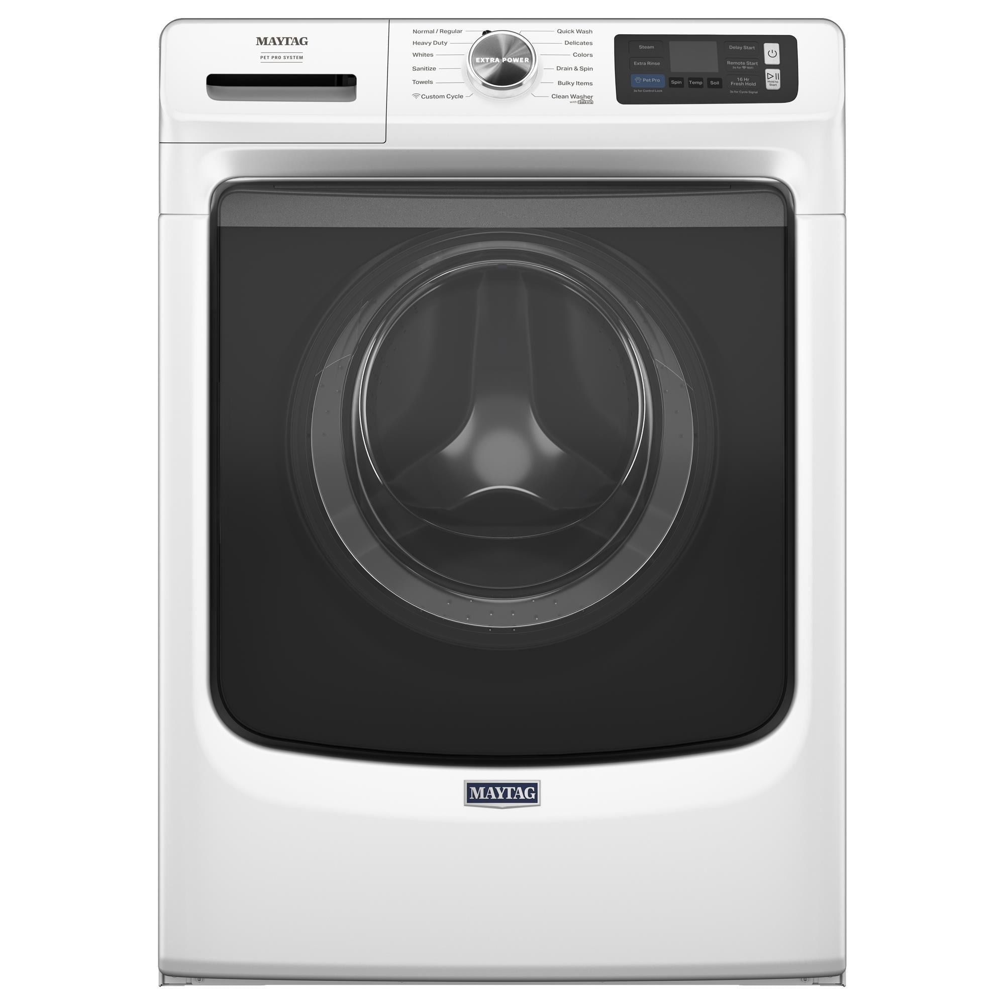 Maytag 5 Cu. Ft. Capacity Front Load Washer in White