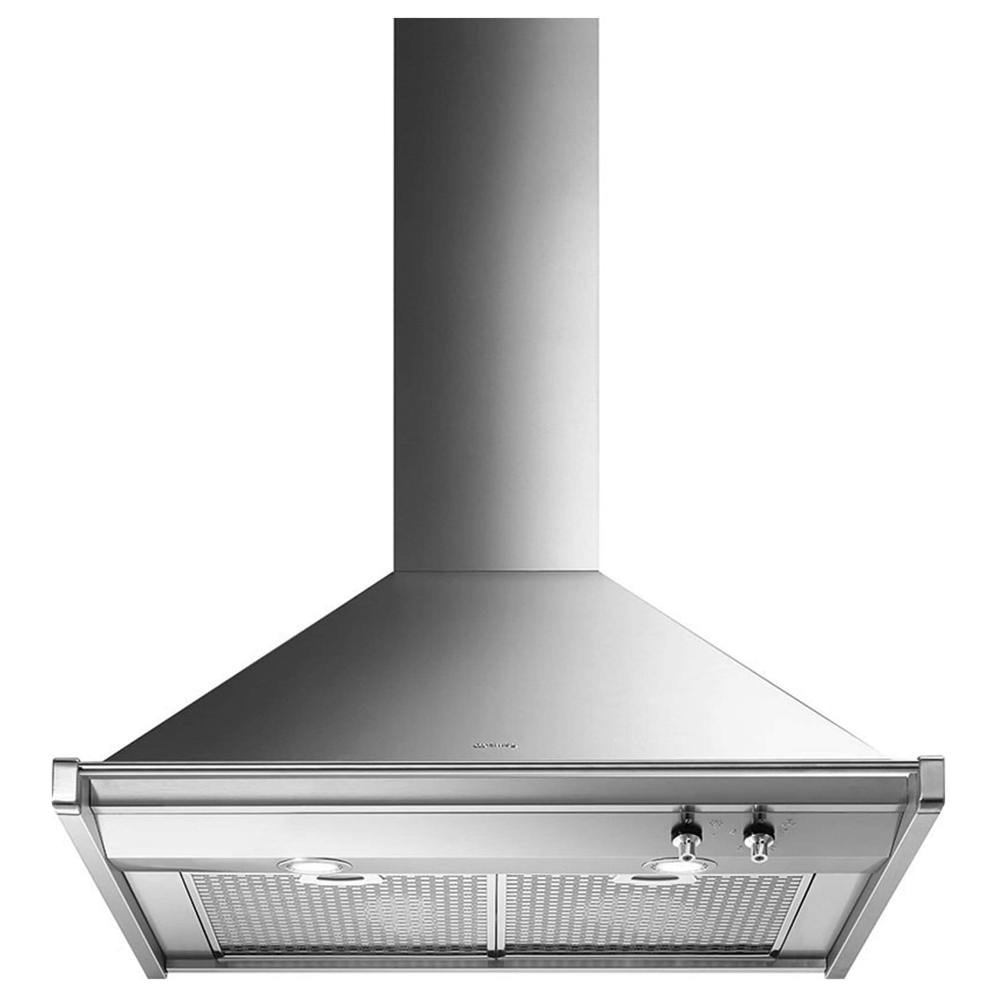 SMEG 30" Wall Mount Chimney Range Hood in Stainless Steel