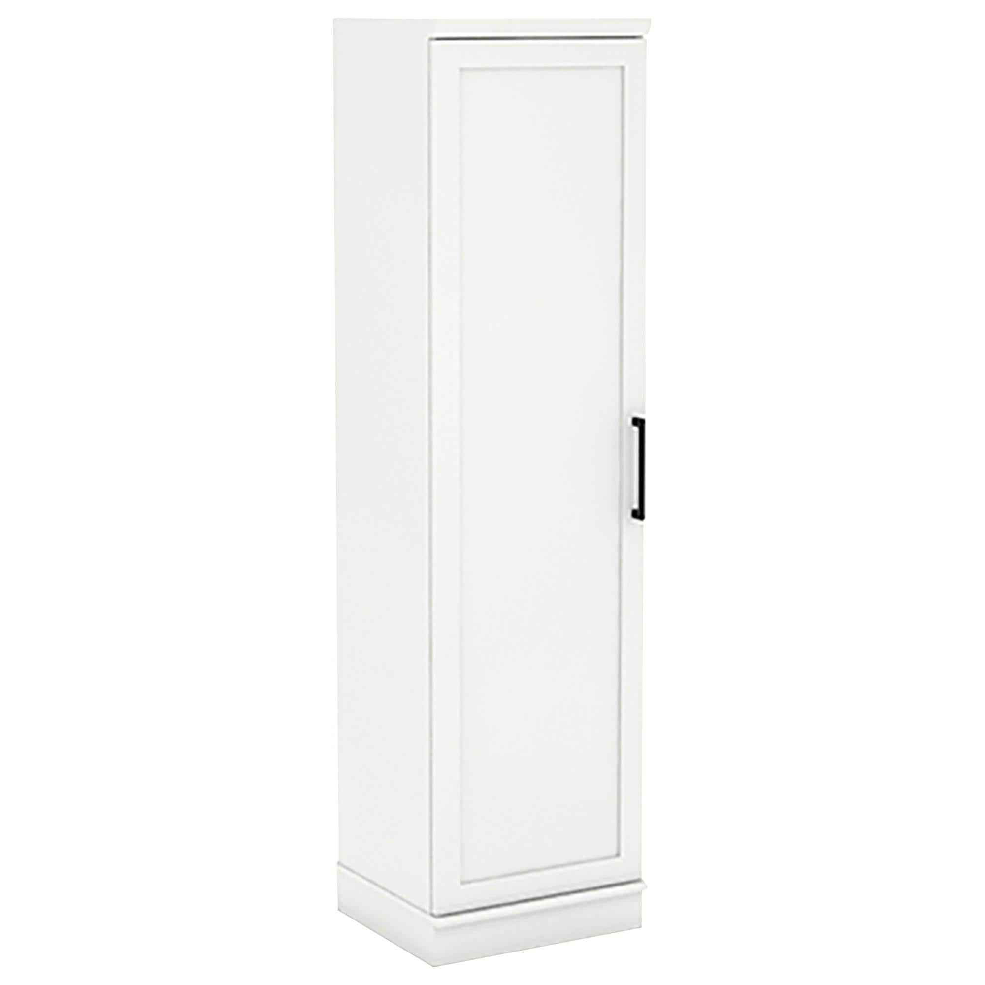 Sauder Homeplus Single Door Pantry in Soft White