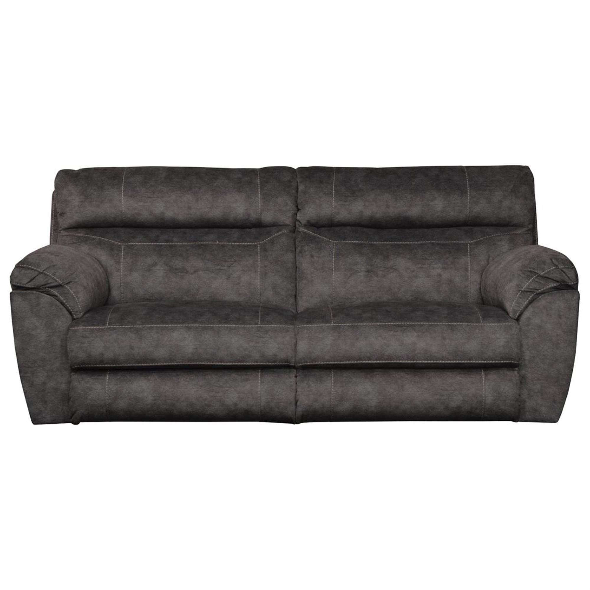 Catnapper Sedona Power Reclining Sofa with Power Headrest in Smoke