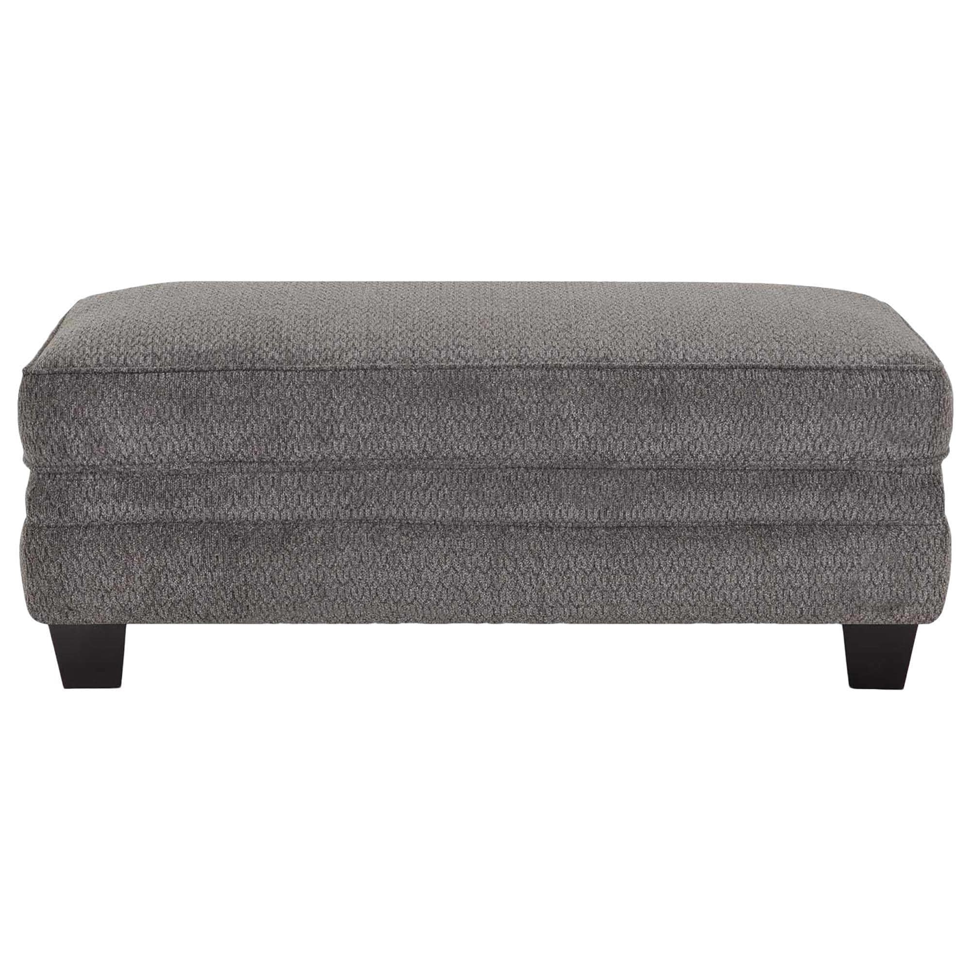 Moore Furniture Eastbrook Ottoman in Shasta Charcoal