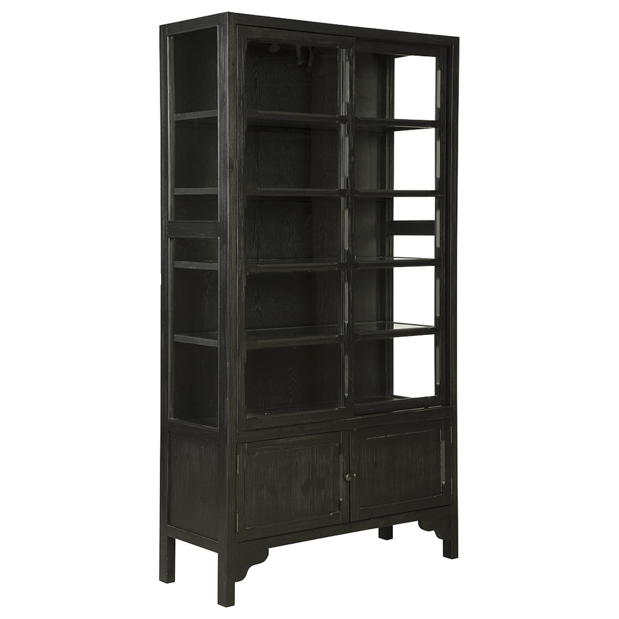Timeless Designs Peebles Display Cabinet in Black