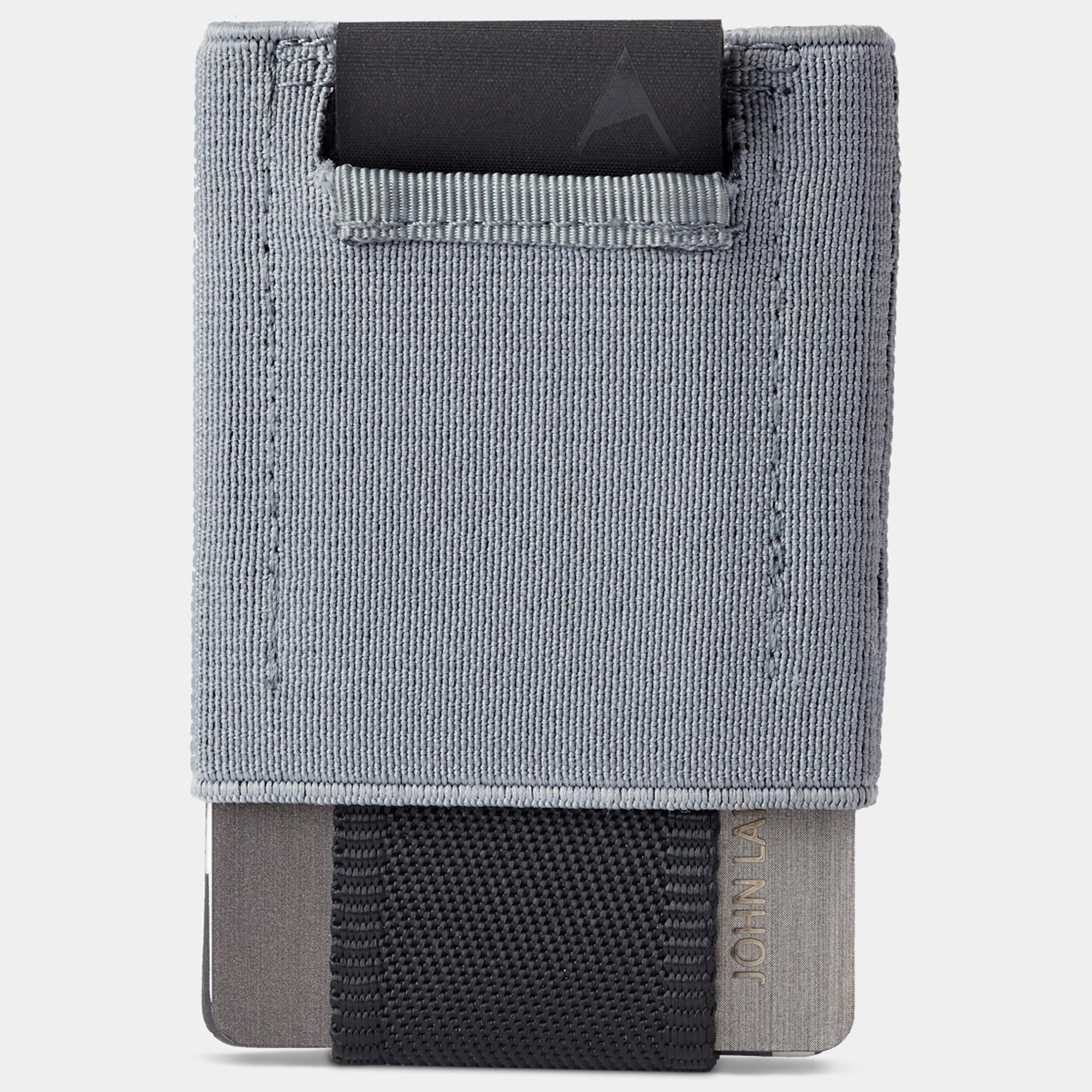 Nomatic Slim Wallet with Tab in Gray and Black