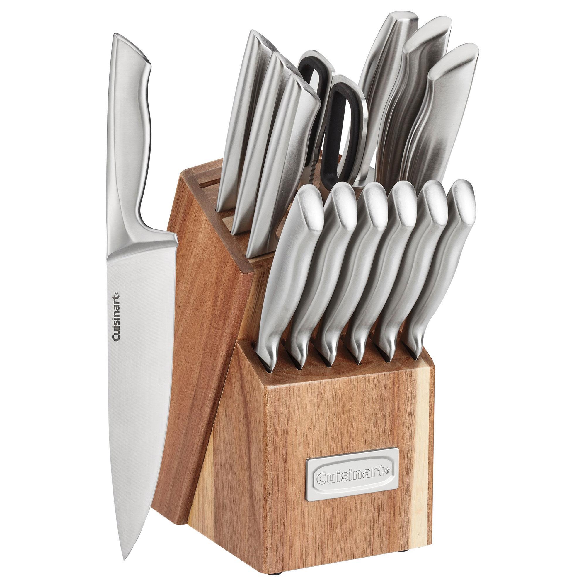 Cuisinart Elite Series 15-Piece Knife Block Set in Stainless Steel