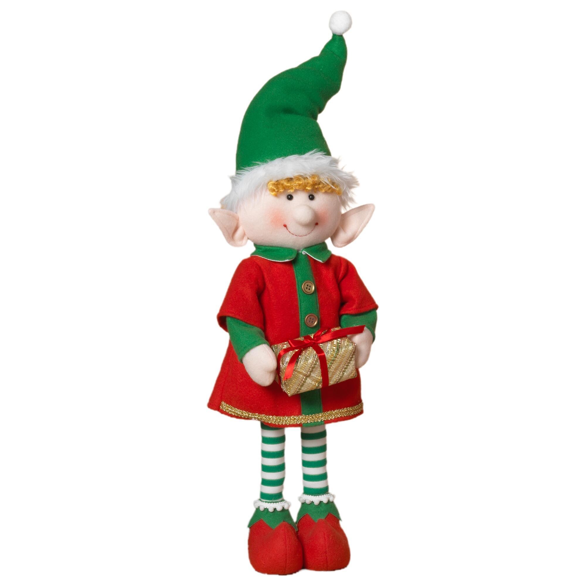 The Gerson Company 21" Electric Animated Elf in Multicolor